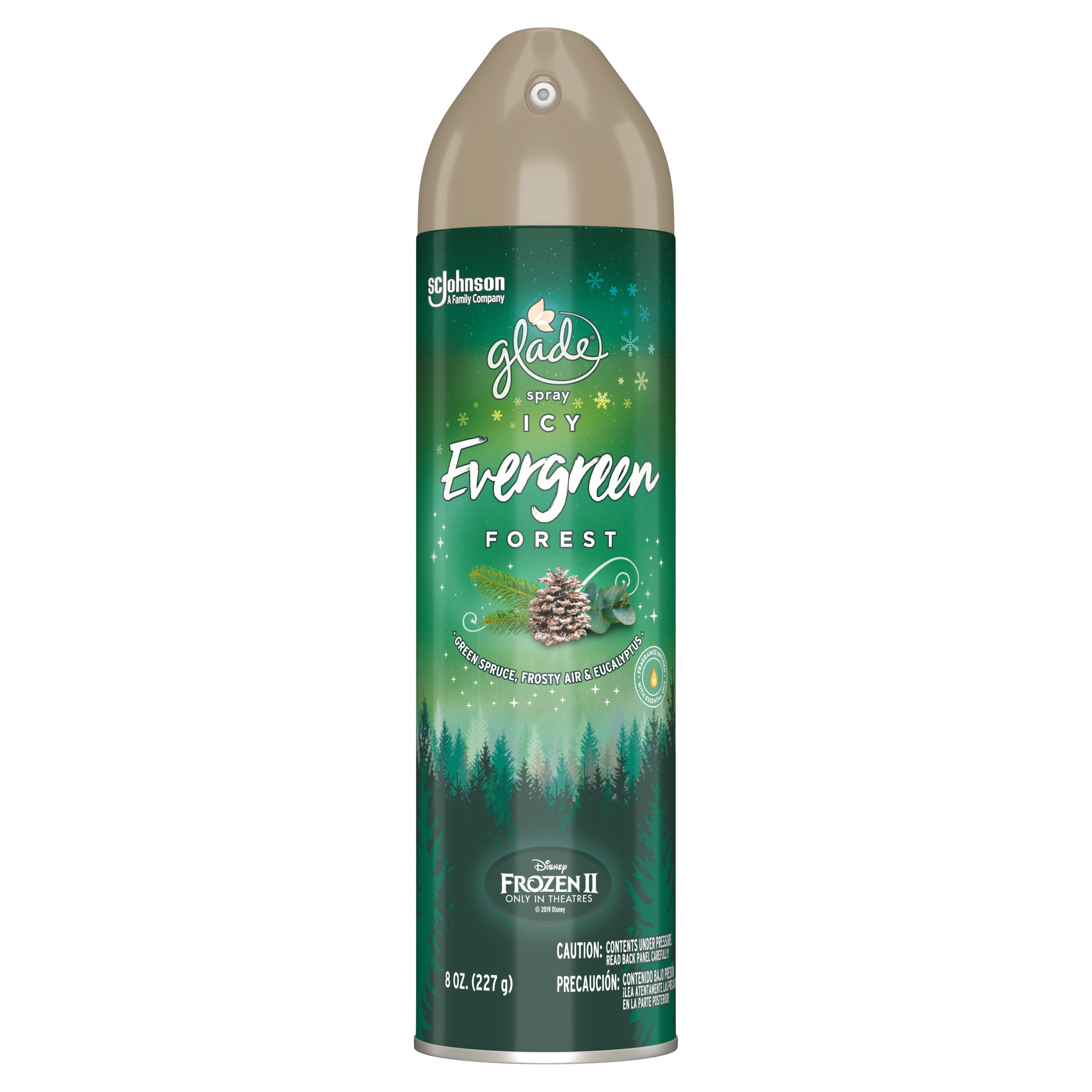 Glade Room Spray Air Freshener 1 CT, Icy Evergreen Forest, 8 oz ...