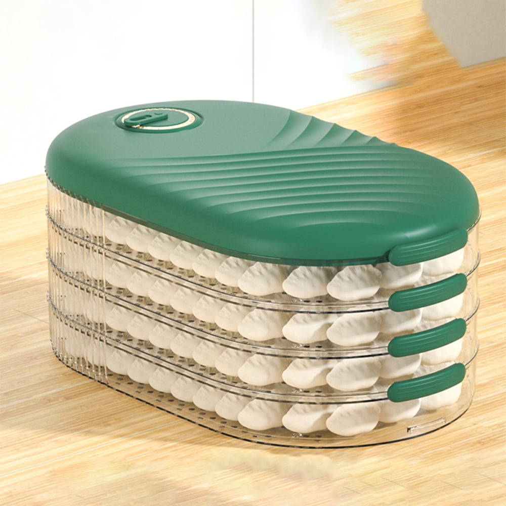 Portable Kitchen Dumpling Box Reusable Stackable Combination Box For ...