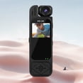 2K Wearable Body Cam, Infrared Night Vision Recorder, 180° Rotatable ...