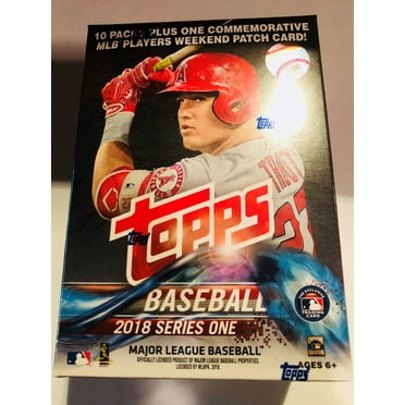 Topps 2019 Baseball Series 1 Trading Cards Display Box (Retail Edition ...