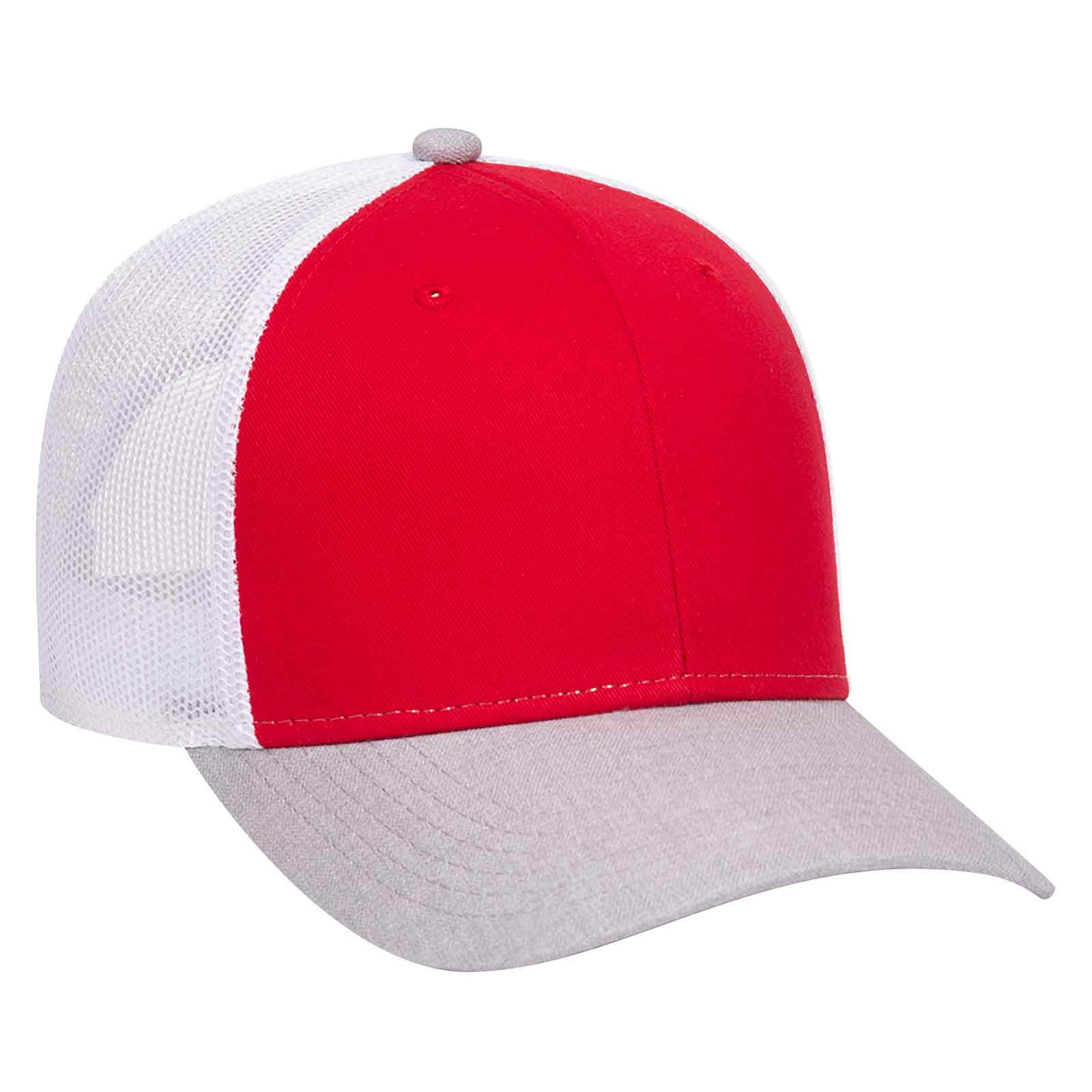OTTO CAP 6 Panel Low Profile Mesh Back Trucker Hat - Walmart.com