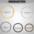 35 Pieces Metal O Ring Multi Purpose Non Welded Round Metal Key Ring ...