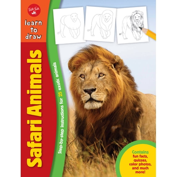 Pre-Owned Learn to Draw Safari Animals: Step-By-Step Instructions for ...
