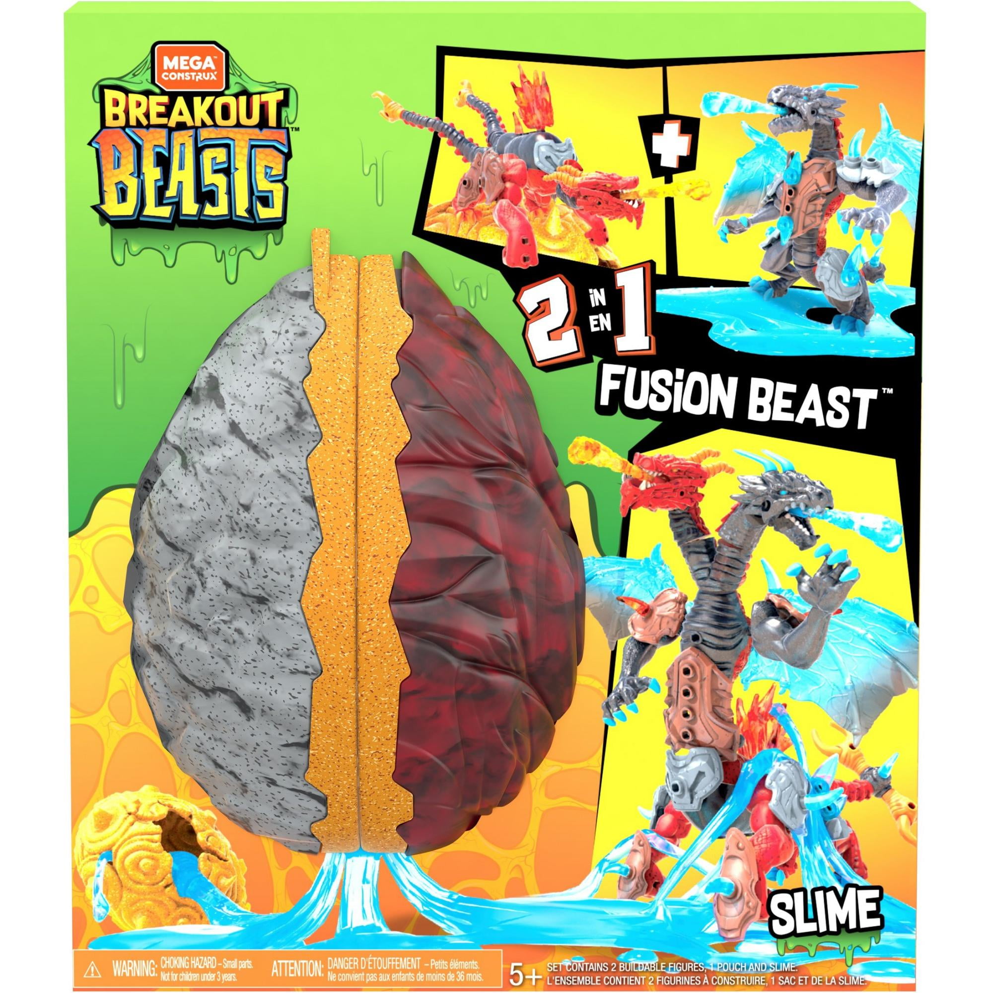 Mega Construx Breakout Beasts 2-in-1 Fusion Beast - Walmart.com
