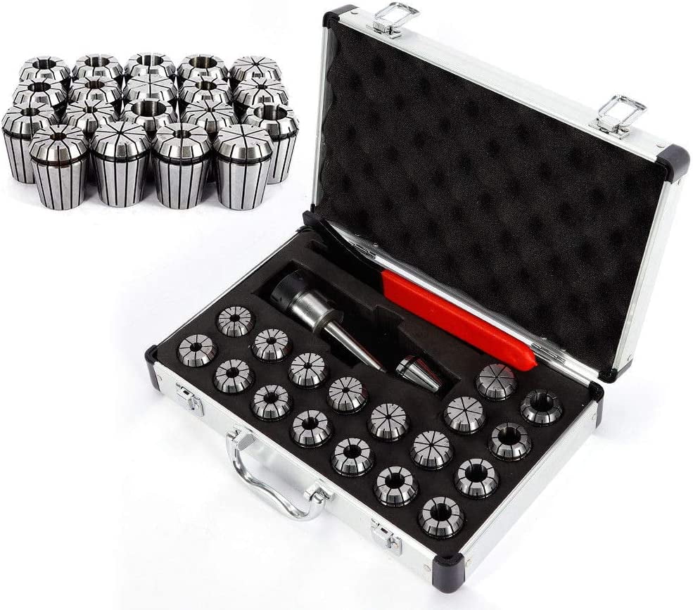 FETCOI MT2 ER32 M10 Spring Collet Set for Cnc Milling Lathe Engraving ...