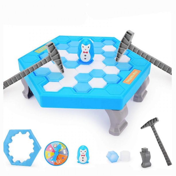 Save the Penguin on the Ice Game,Penguin Trap Ice Breaker Activate Ice ...