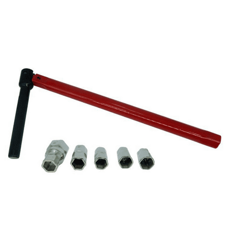 Tap Wrench, Red，Plumbing Demolition Socket Wrench Set 8-13mm Tap Wrench ...