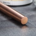 ReaNea Rose Gold Rolling Pin 16.7" Stainless Steel Matte Roller Rolling ...