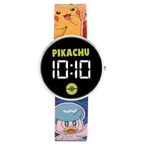 POK4361WM Pokemon Kids Contrast Colored Case Flashing Lights LCD Watch ...