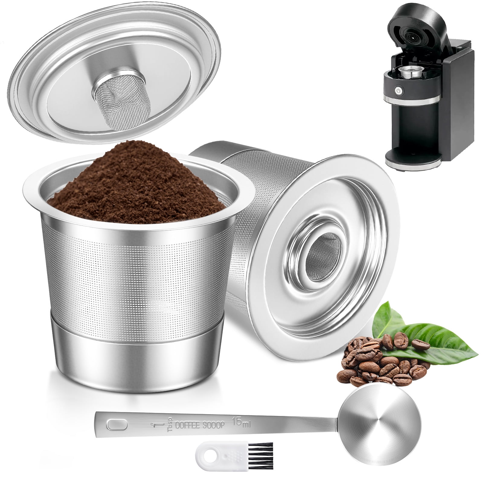 Click here for 2 Pack Reusable K Cups Filter Fit For Keurig 1.0 M... prices