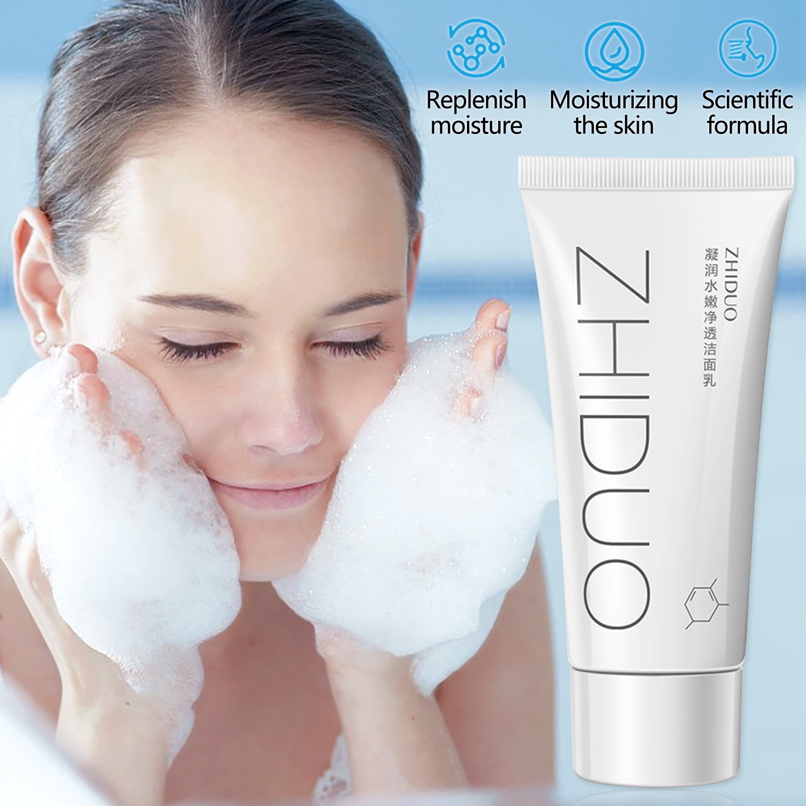 XWSHYW Limpiador Facial Limpiador Facial Humectante E Hidratante con Loción Humectante | Bodega ...