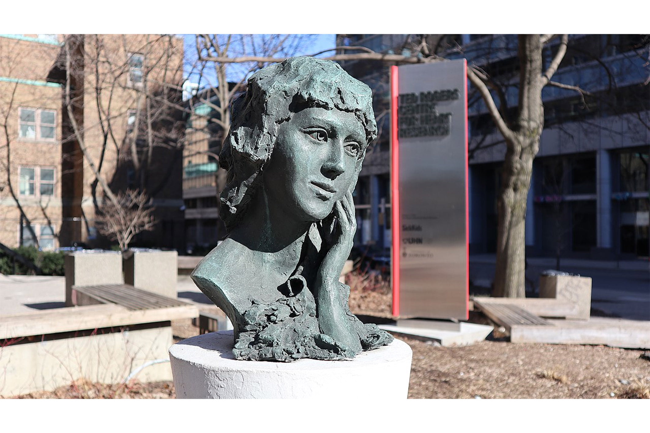 24x36 gallery poster, Bust of Mary Pickford on University Avenue near ...