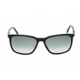 Hugo Boss BOSS 0959/S/IT 0807 Men's Black Square Frame Sunglasses ...