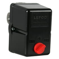 Air Compressor Pressure Switch 90-125 PSI Single Port 26A Heavy Duty ...