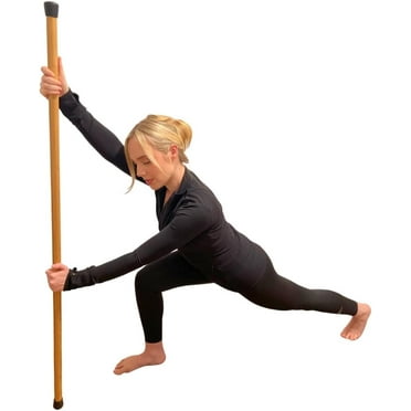 ckepdyeh Yoga Stick 5 Ft Sturdy Steel Adjustable Stretching Stick for ...