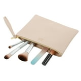 Ruby+Cash Pebbled Makeup Bag Flat Cosmetic Pouch, Nude - Walmart.com