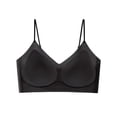 Swuxness Women's Wireless Bras Breathable Solid Color Push Up Soft ...