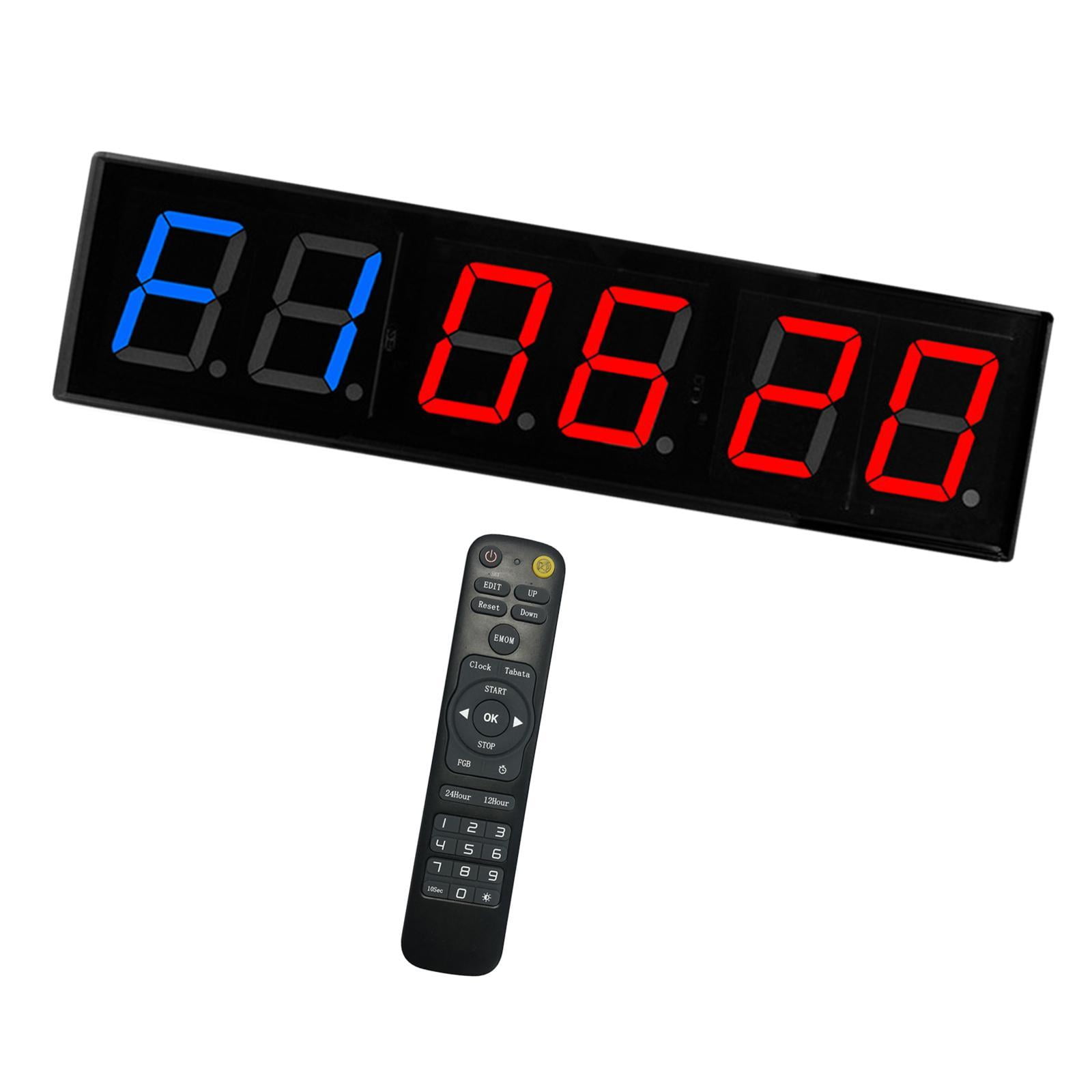 Temporizador De Gimnasio, Cronómetro, Reloj, Control Remoto ...