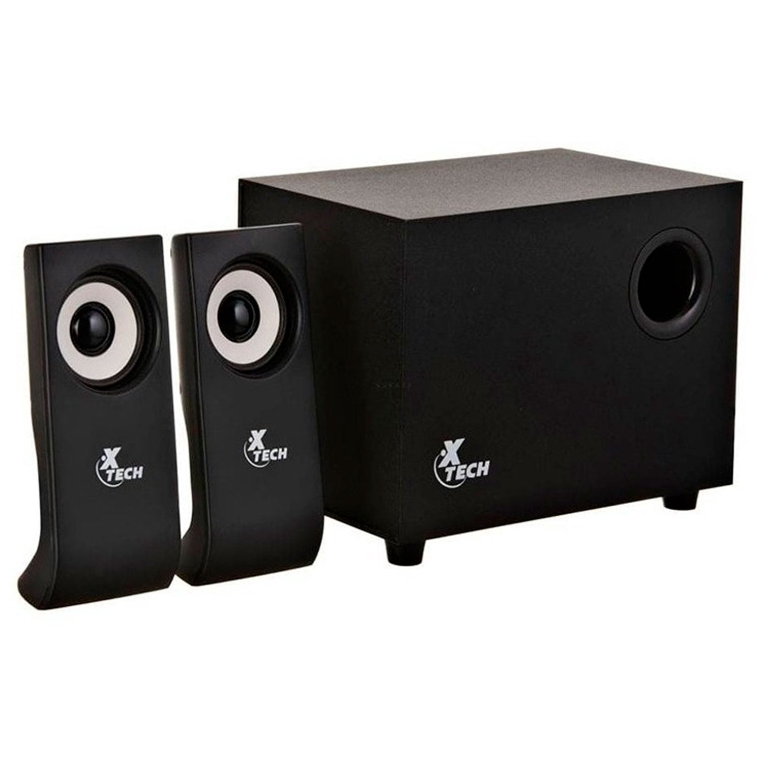 Bocinas Xtech Subwoofer 2.1 Canales 3.5mm 10w PC Mac XTS-410 | Bodega ...