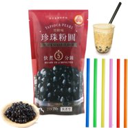 1 Packs of BOBA (Black) Tapioca Pearl "Bubble Tea Ingredients ...