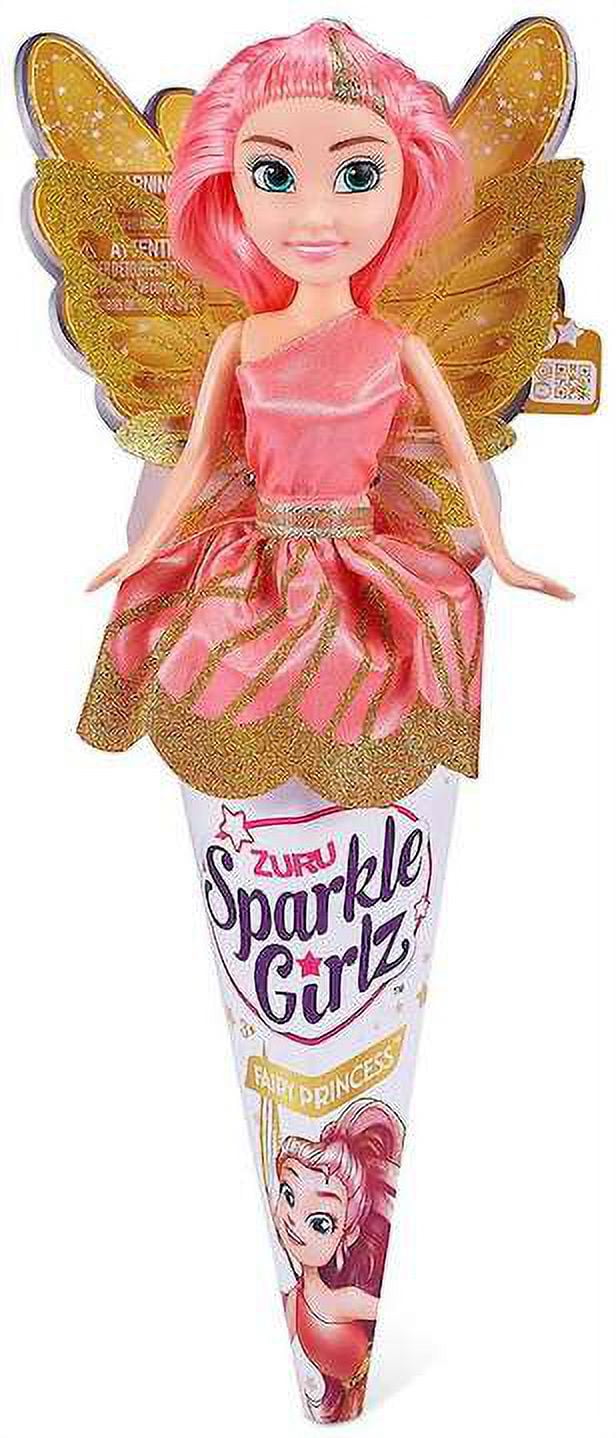 Sparkle Girlz Fairy Princess Pink Doll - Walmart.com