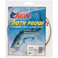 Mustad Nylon Coated Stainless Steel Leaders, Black - Walmart.com