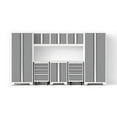 NewAge Products Bold Series XL 9 Piece Garage Cabinets Set with Tool ...