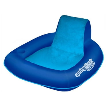 SwimWays Spring Float Swimming Pool XL Lounger Chaise Inflatable ...