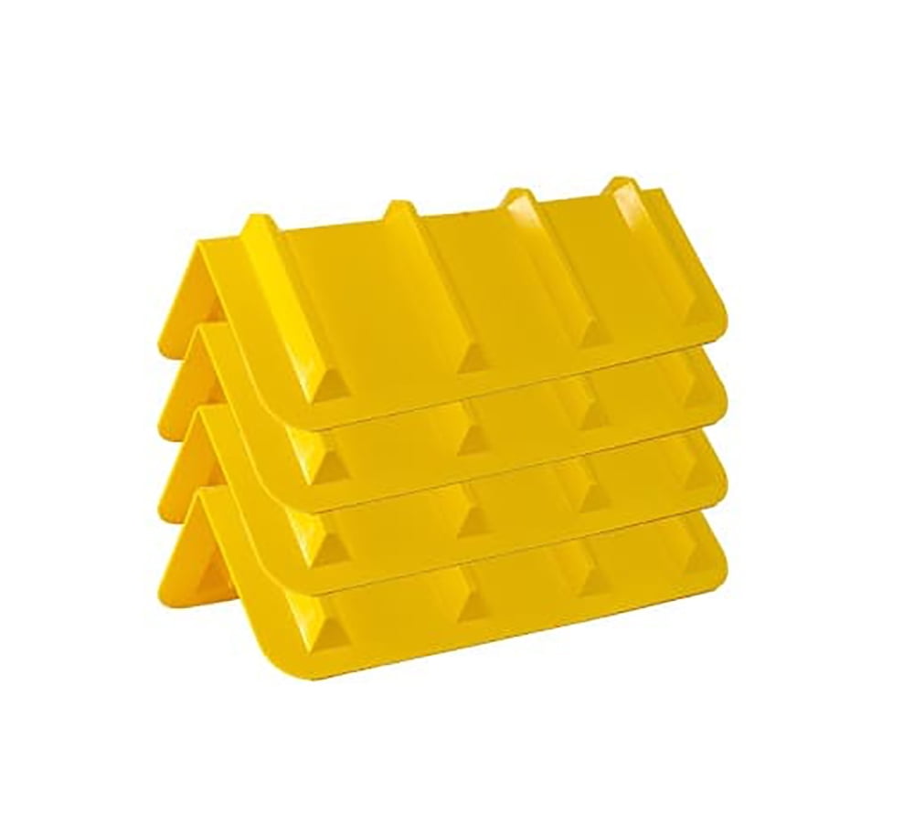 (4 Pack) V Shaped Flatbed Corner Edge Protector - 8"x24" - Cushion ...