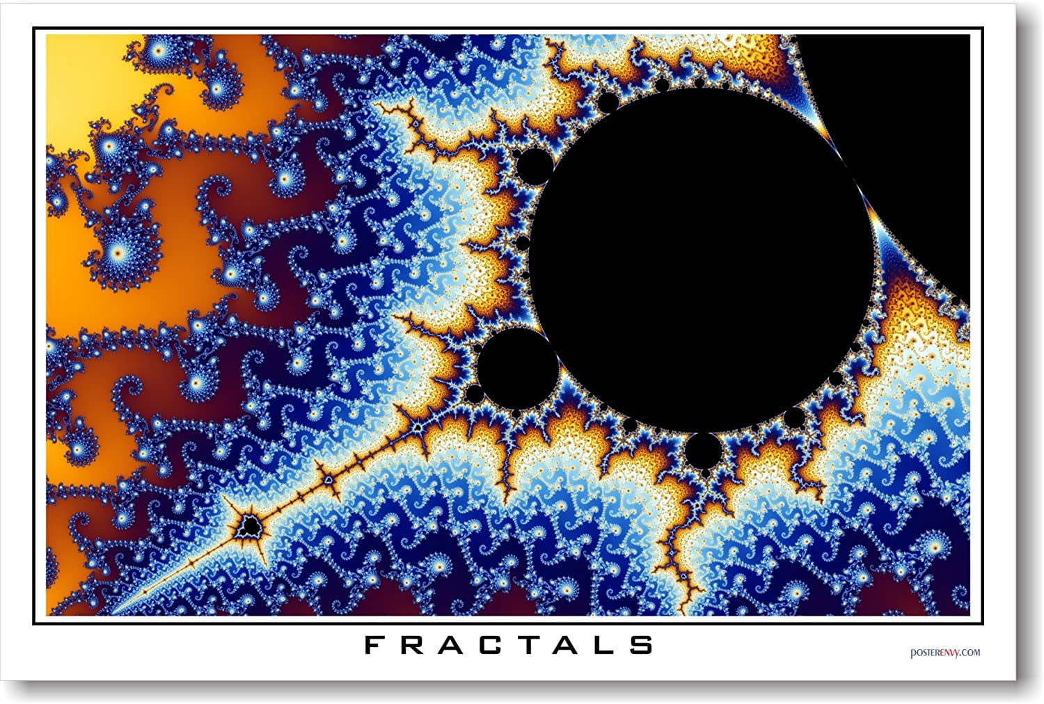 Fractals #3 - NEW Math and Science Poster - Walmart.com
