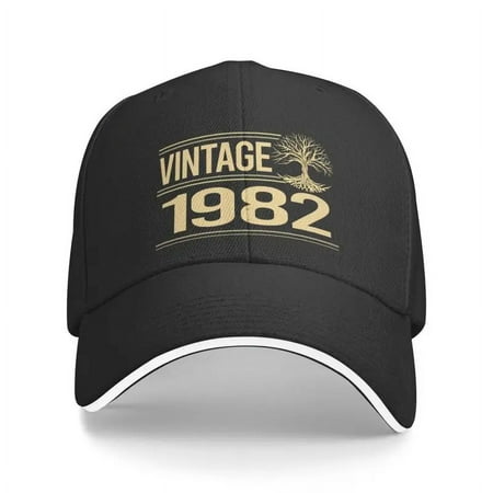 Fashion Retro Made In 1982 Tree Of Life Baseball Cap Men Women ...