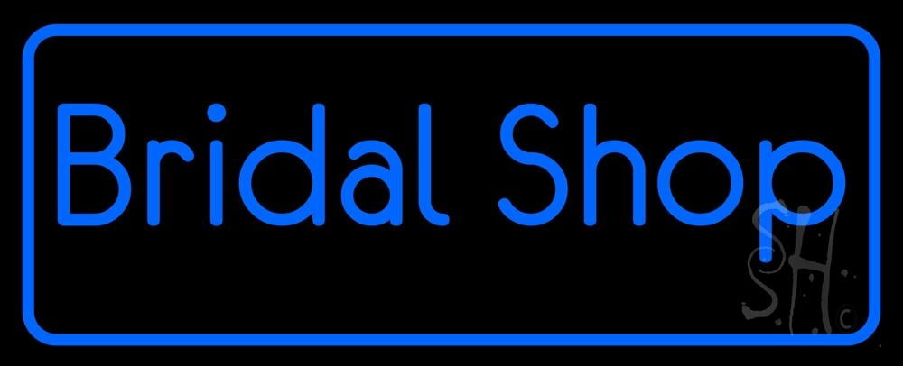 Bridal Shop With Border LED Neon Sign 13" Tall x 32" Wide - inches ...