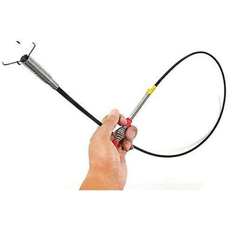 Flexible grabber claw pick up reacher tool with 4 claws bendable hose ...
