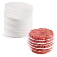 CEORPER 100pcs Hamburger Patties Paper Round Meat Paper Sheet Parchment ...