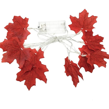 20 LED 6.5Ft Lighted Fall Garland Thanksgiving Decorations Fall Garland ...