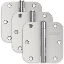 Schlage 1011 Pack Of Three 3.5" X 3.5" Plain Bearing 5/8" Radius Corner ...