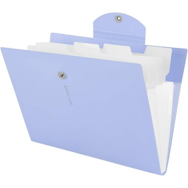 Document Folder A4, Compartment Folder A4 Expandable Portable File ...
