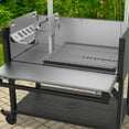 Blackstone Bronco Open Flame Grill with Soft Cover and Coal Rake ...