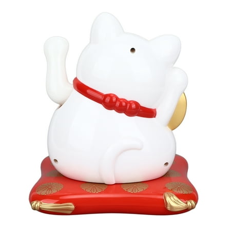 Lucky Cat, Solar Powered Lucky Cat With Waving Arm, Mini Chinese Cat ...