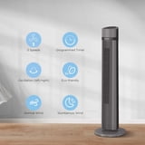 Pelonis 40" Oscillating Tower Fan with Remote, 3-Speed Settings with 3 ...