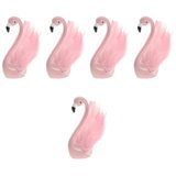 5 Count Flamingo Decor Vase Inflatable Cake Topper Office Pink ...