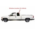 Movable Style Driver Left Side Quarter Window Glass With Frame & Latch ...