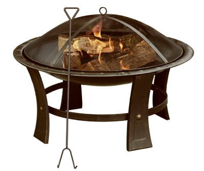 Round Fire Pit, 29-In. - Walmart.com