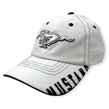 Ford Mustang Men's Official Licensed Embroidered Mustang Logo Hat Cap ...