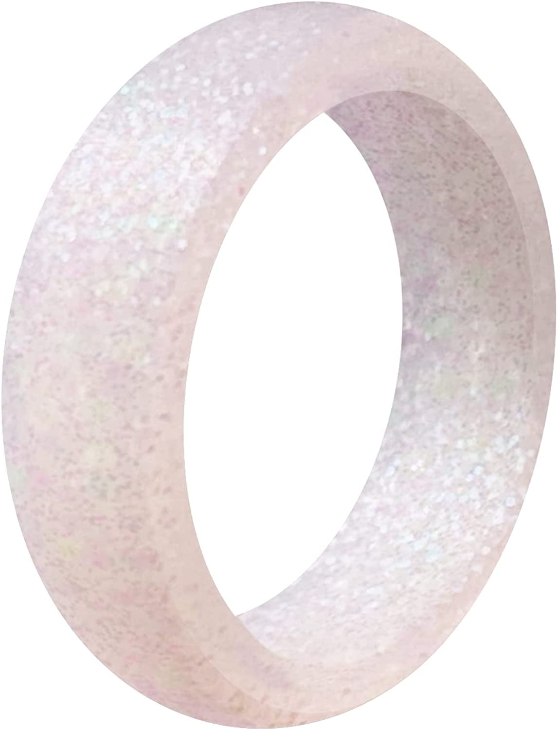 QALO Women's Pixie Dust Classic Silicone Ring Size 08 - Walmart.com