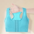 Abomasnow Women's No Underwire Bras Front Closure Wide Straps Racerback ...