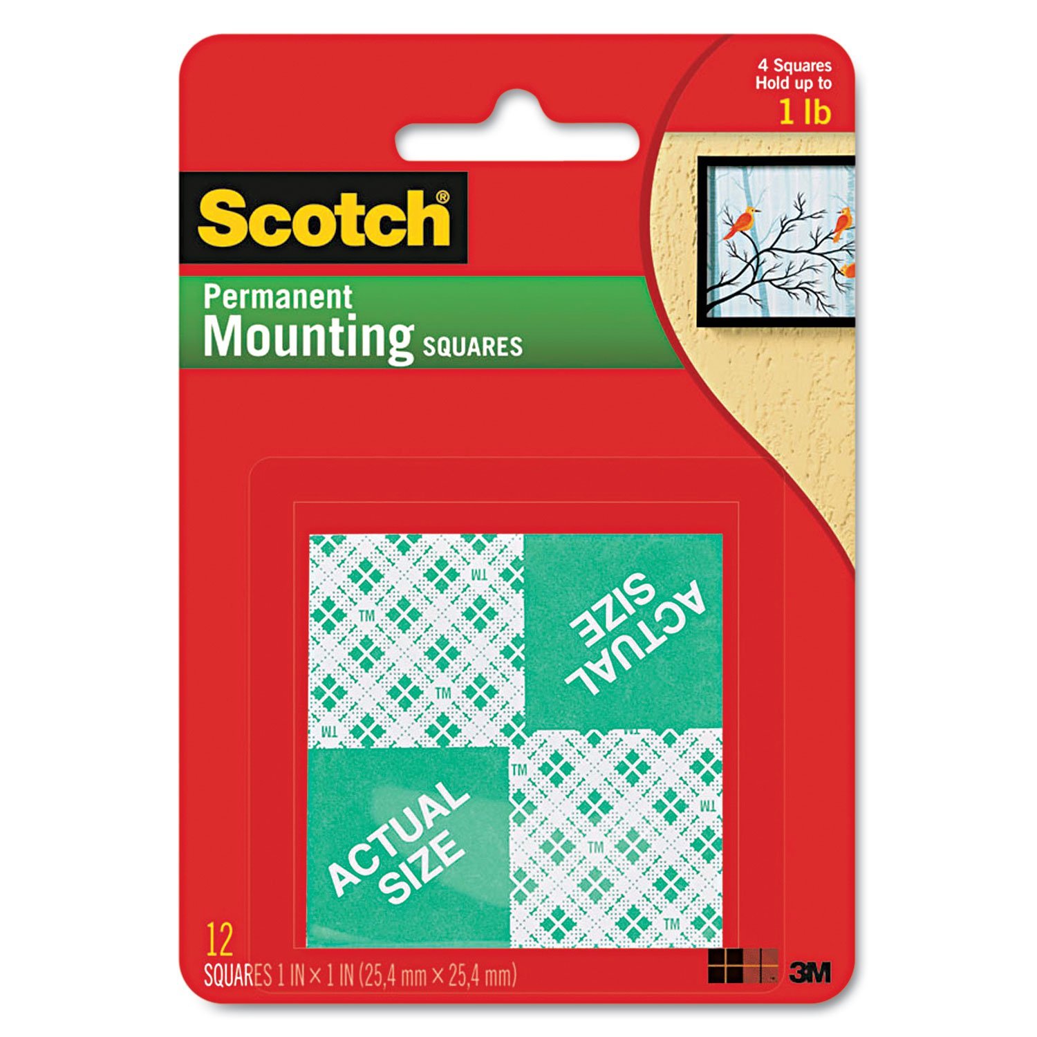 3m Removable Mounting Squares