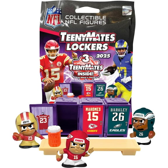 Teenymates NFL 2025 Series 13 Figure - 4 Packs - Walmart.com