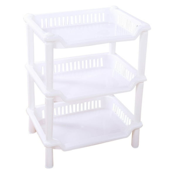White Plastic Shelves