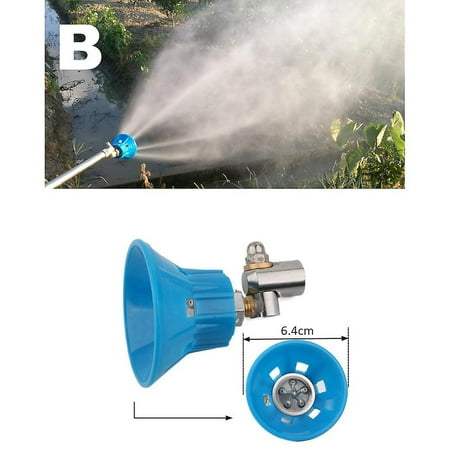 Lepai High Pressure Agricultural Water Sprayer Nozzle Pesticide Windproof Mist Nozzle Garden ...